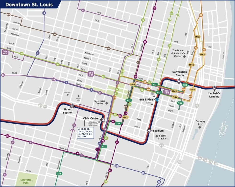 St. Louis Cardinals Local Transit - The Stadium Insiders